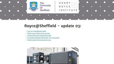 Henry Royce Institute | Henry Royce Institute | The University of Sheffield