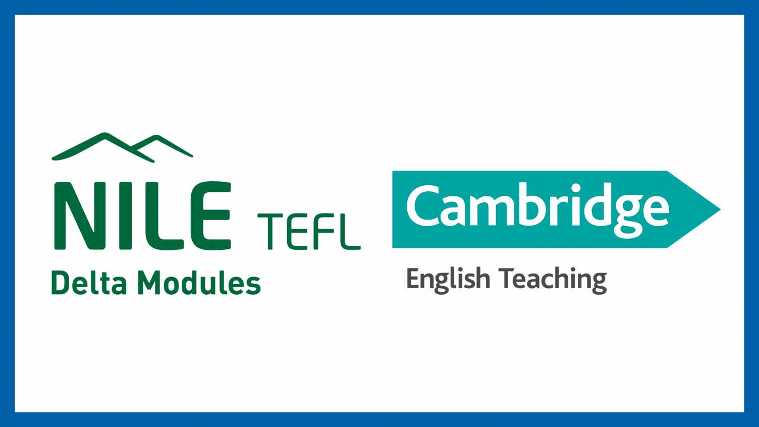 DELTA Module 2 | ELTC | The University of Sheffield