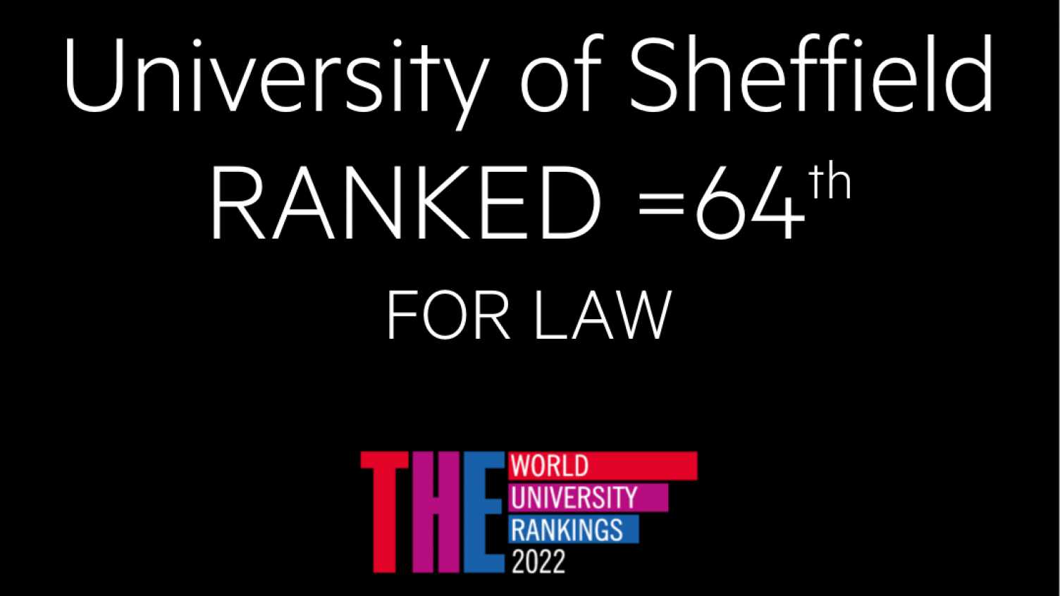 Success for School of Law in Times Higher Education World University ...
