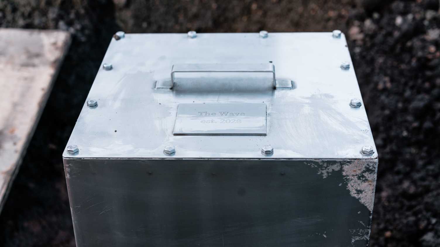 Burying our Time Capsule at The Wave | Faculty of Social Sciences | The ...