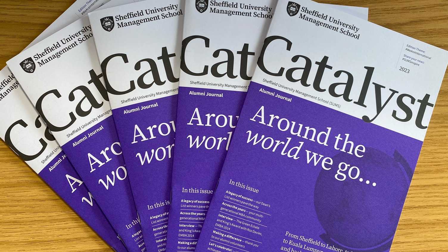 Catalyst is back! The magazine for Sheffield University Management ... Catalyst is back! The magazine for Sheffield University Management ...